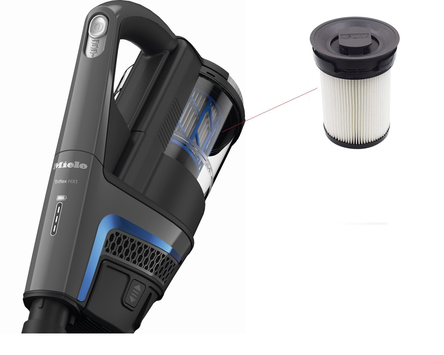 MIELE HX 1 - TRIFLEX HEPA FILTER (FINE DUST FILTER)